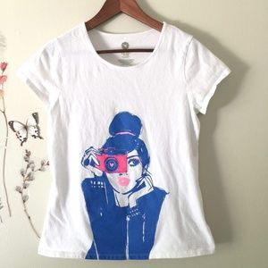 total girl | Shirts & Tops | Total Girl Photographer Tee | Poshmark